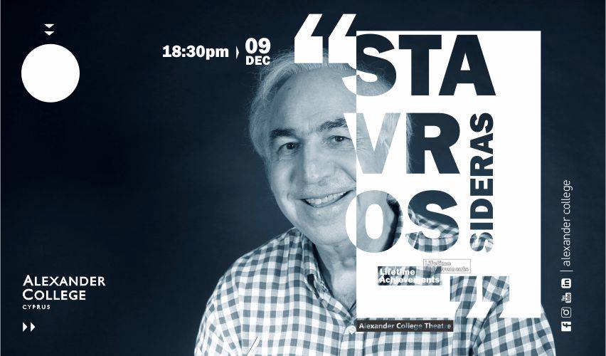 Stavros Sideras - Lifetime Achievements - City Of Larnaka