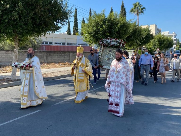ΛΑΡΝΑΚΑ: Πομπή με την εικόνα του Αγίου Γεωργίου (ΦΩΤΟ) - City Of Larnaka
