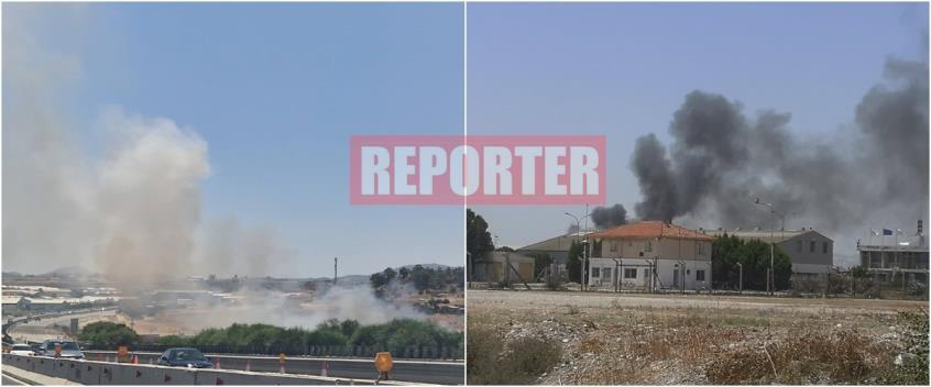 ΒΙΝΤΕΟ: Πυρκαγιά κοντά σε υποστατικά στη Λάρνακα-Φωτιά και δίπλα ...
