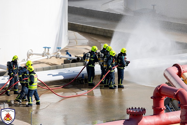 Άσκηση της Πυροσβεστικής Υπηρεσίας Κύπρου στο Ενεργειακό Κέντρο ...