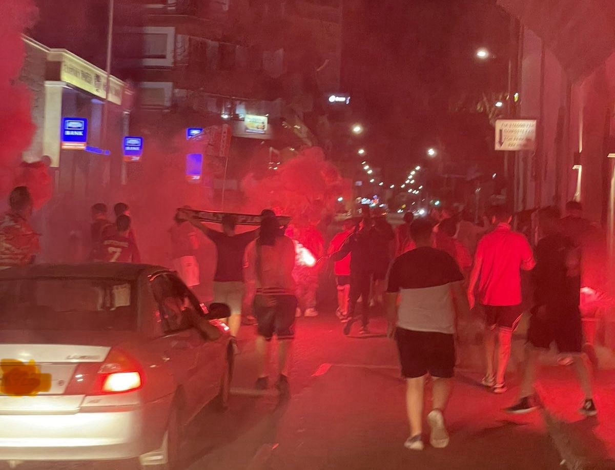 Πήρε «φωτιά» η Λάρνακα μετά την κατάκτηση του Conference League από την ...