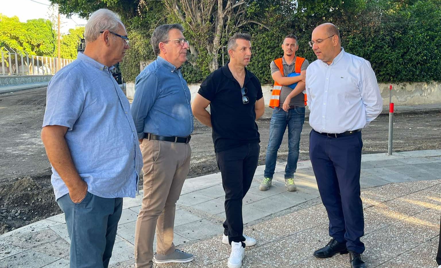 Λάρνακα: Τις εργασίες ανάπλασης πλατειών Ακροπόλεως και Αλκής ...