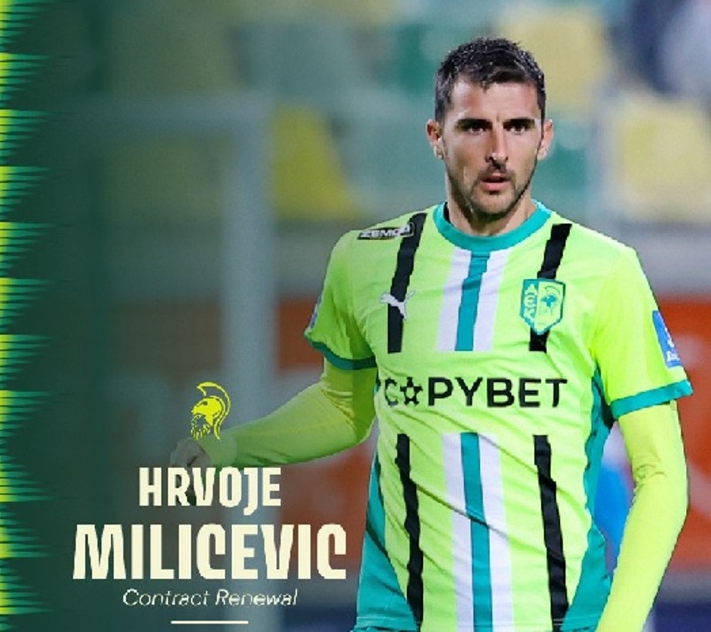 Ανανέωση της συνεργασίας με Hrovje Milicevic - City Of Larnaka